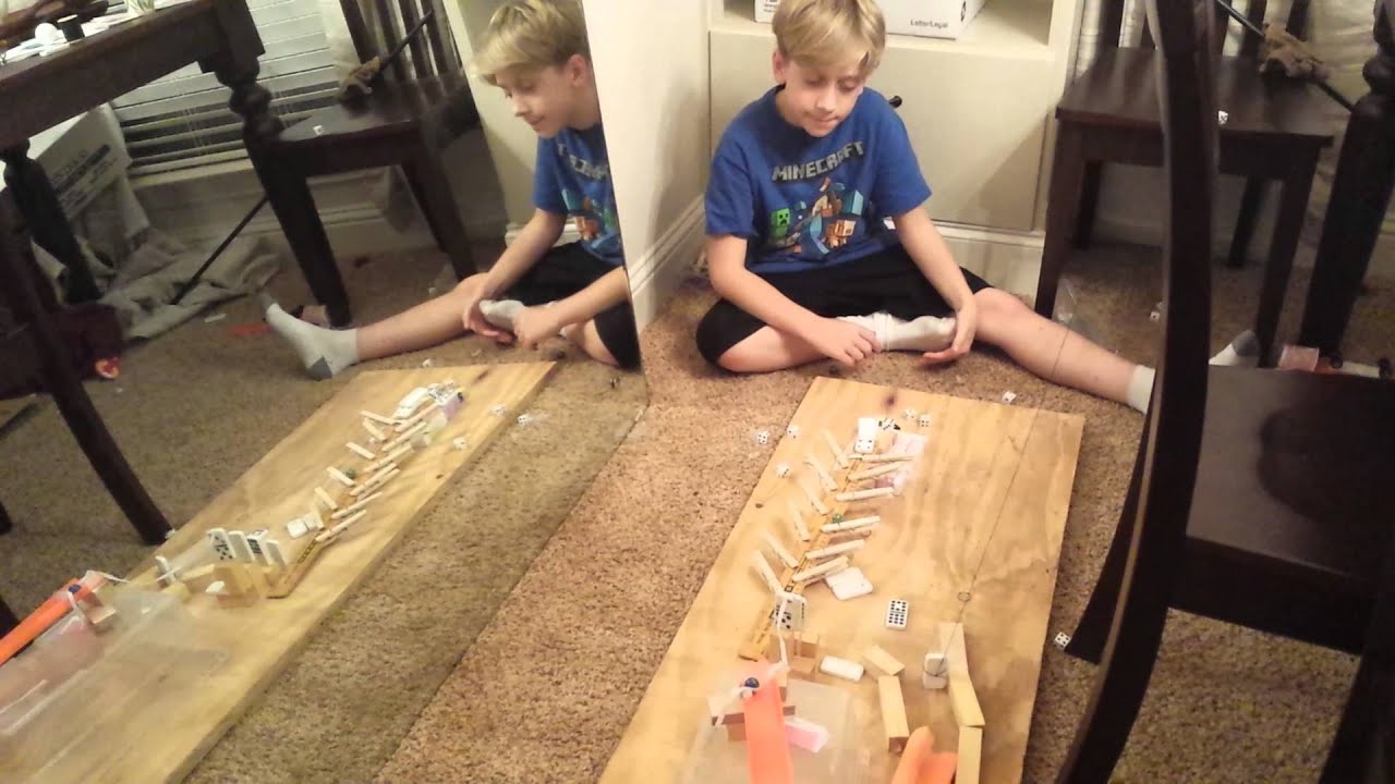 Caleb's Rube Goldberg 2014 - YouTube