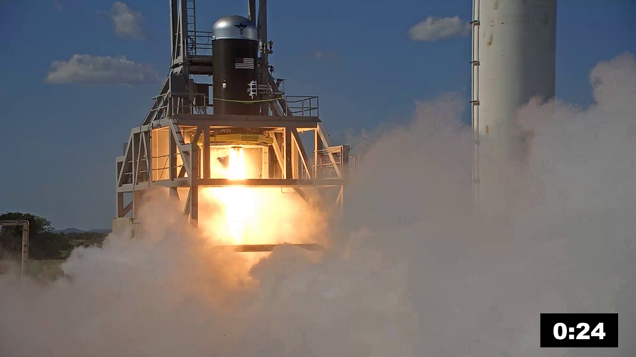 Firefly Alpha Second Stage 300 Second Qualification Testing - YouTube