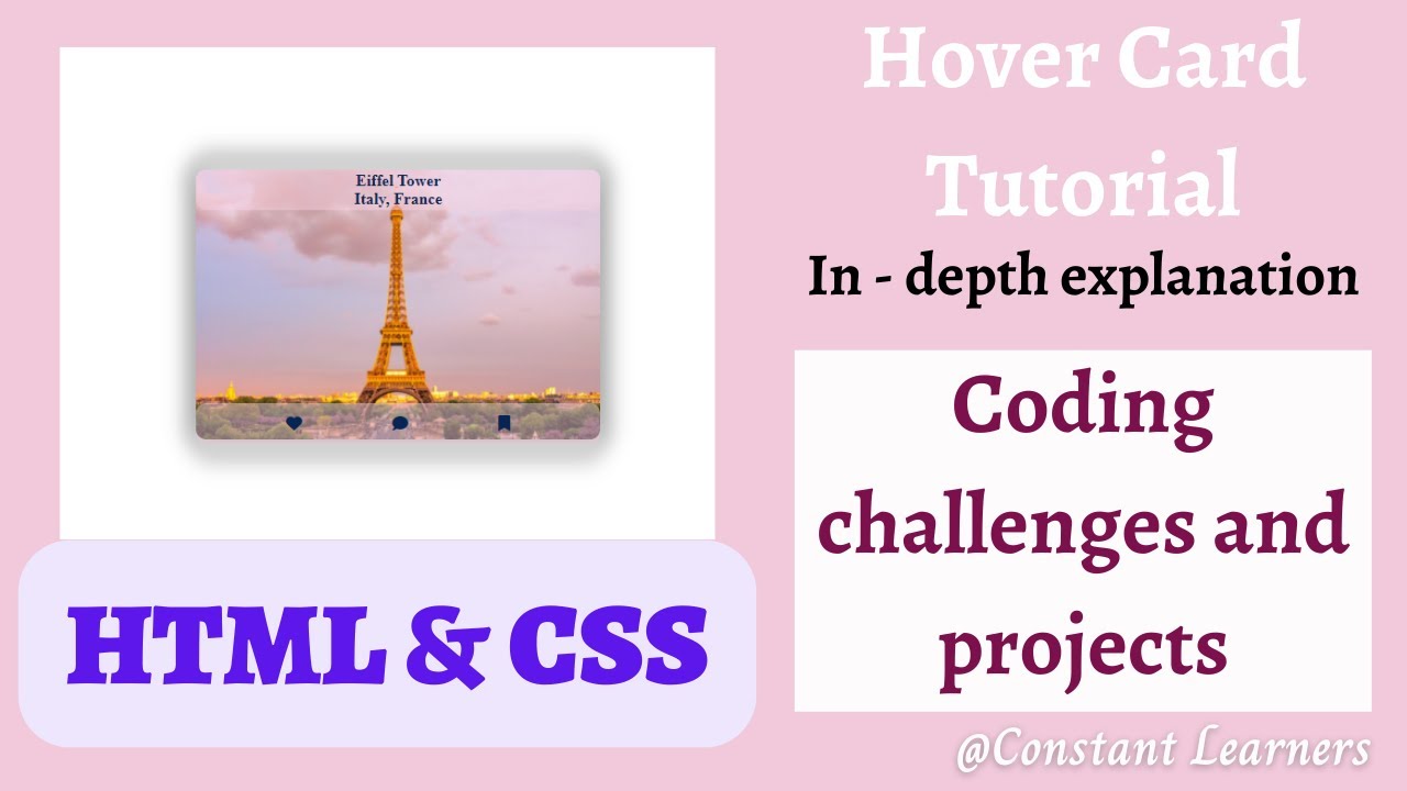 1. Create a hover image using HTML & CSS | Challenges and projects ...