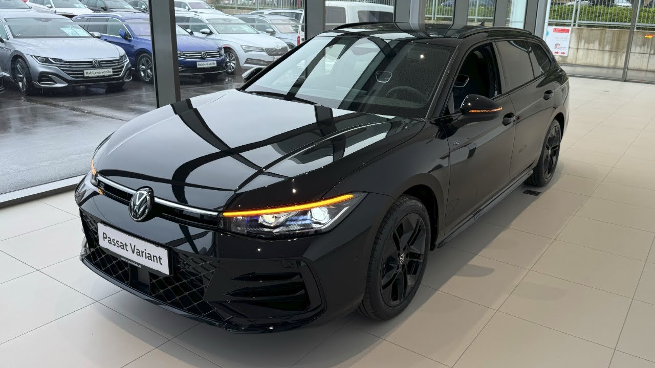 NEW Volkswagen PASSAT 2024 in Top black color - Quick look - YouTube