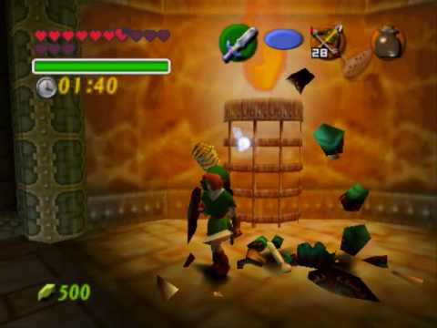 Legend of Zelda Ocarina of Time: Ganon's Castle Escape - YouTube
