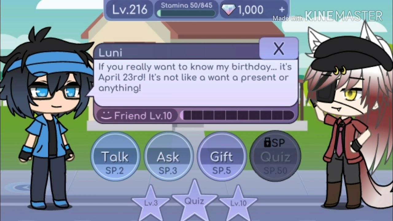 Happy Birthday Luni! | Gacha Life Music Video | Cherry Gum - YouTube