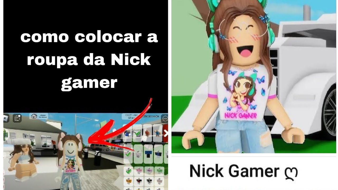 *como colocar Skin da Nick gamer no broonkhaven *#roblox ...