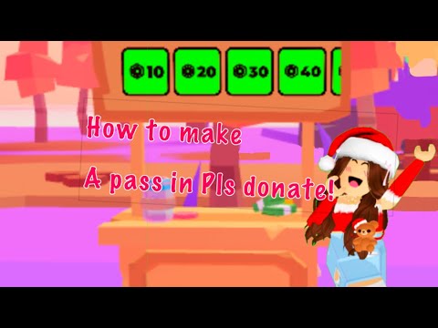 How to make a pass in pls donate! - YouTube