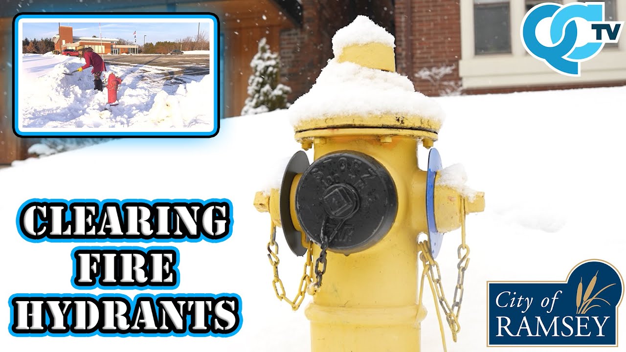 Clearing Fire Hydrants | Ramsey, MN | QCTV - YouTube