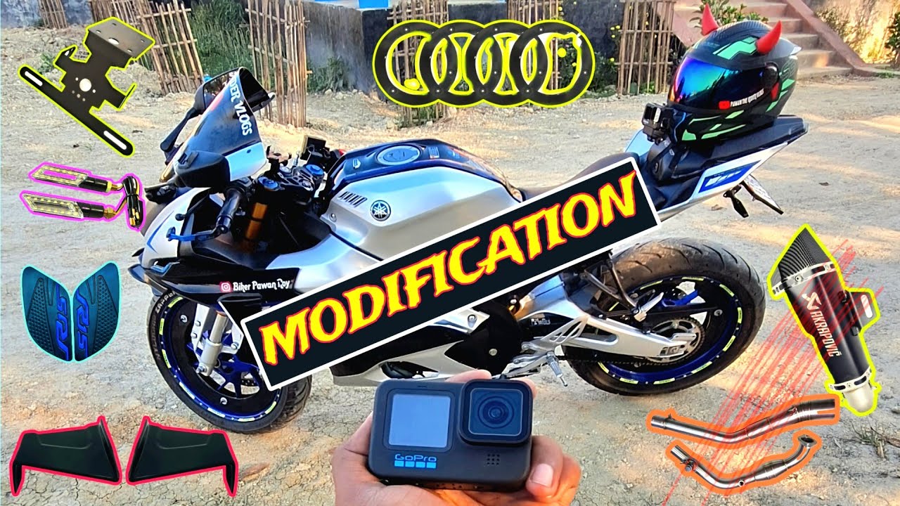 Full Modification Yamaha R15m 🥰 || अब कैसी लग रही है🔥 || #modified # ...