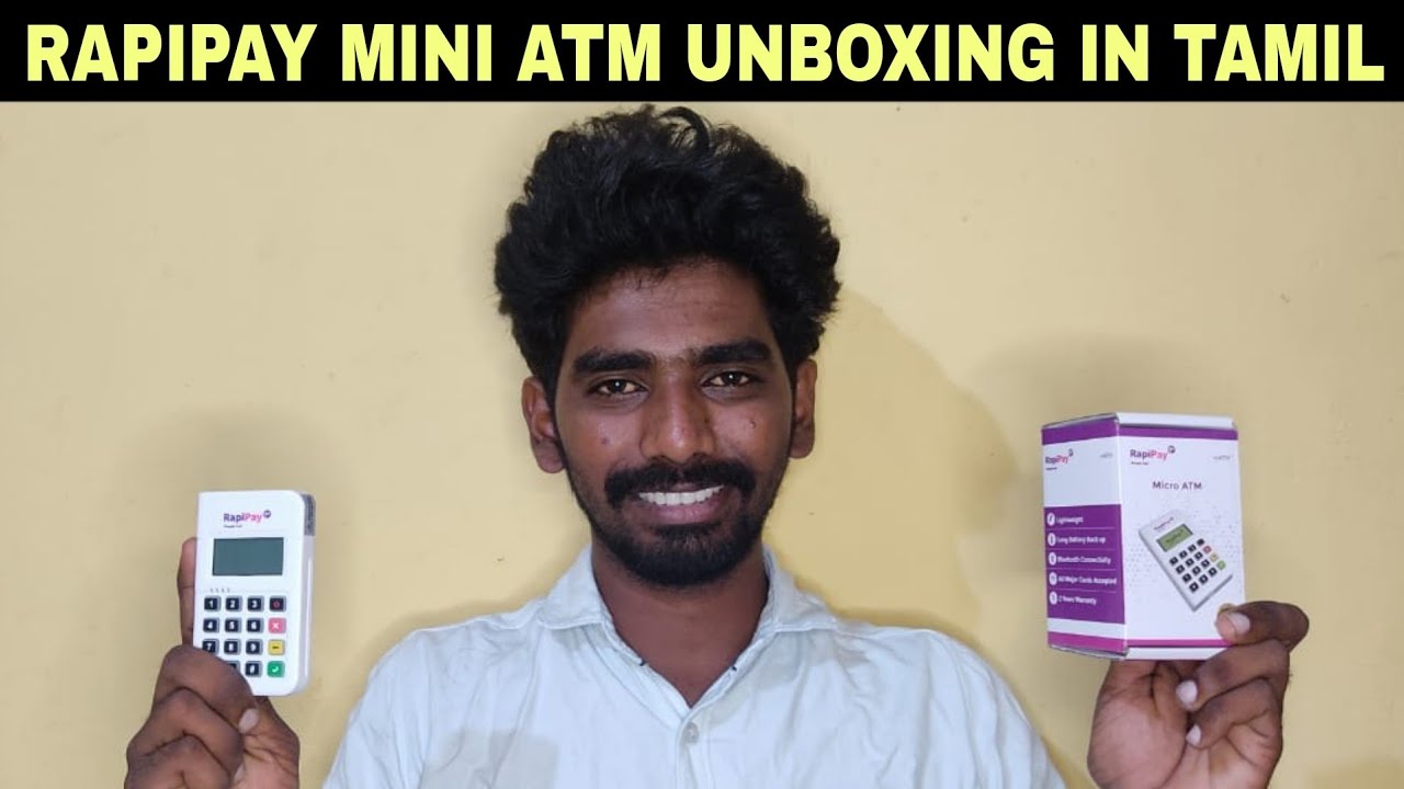 Rapipay mini atm unboxing in tamil|rapipay mini atm in tamil|rapipay ...