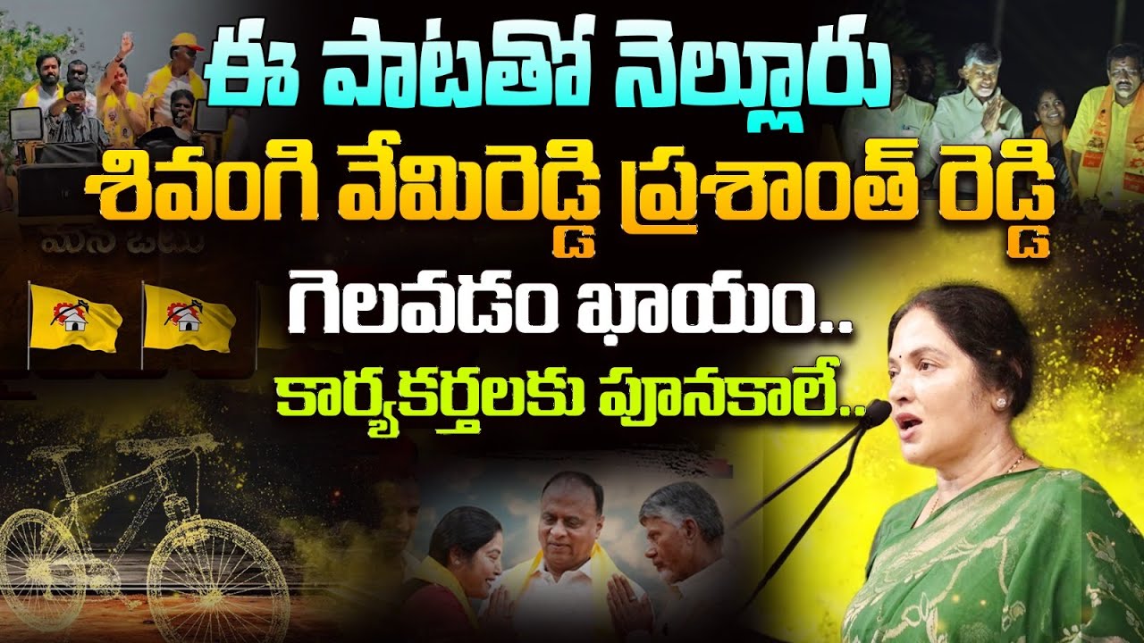 ఈ పాటతో నెల్లూరు శివంగి వేమిరెడ్డి ప్రశాంత్ రెడ్డి గెలవడం.| MLA ...