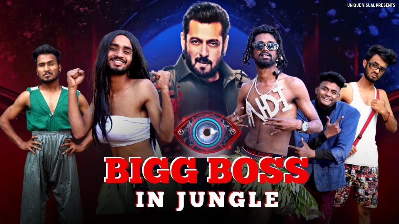 BIGG BOSS IN JUNGLE | Bigg Boss | Unique Visual | Bigg Boss Comedy ...