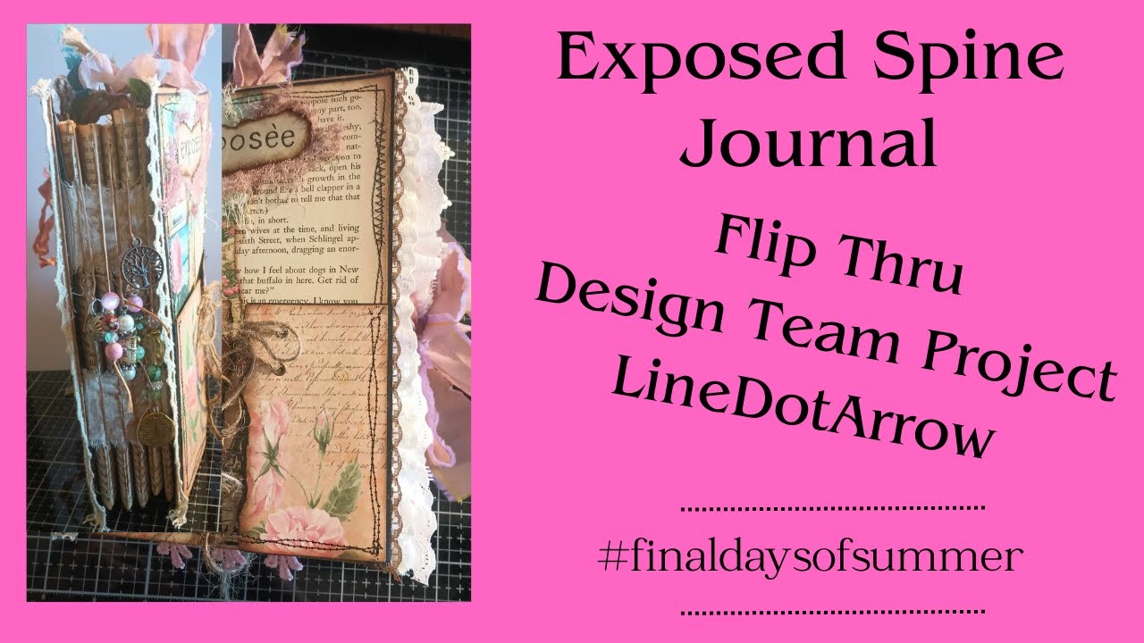 Flip Thru Exposed Spine Journal #finaldaysofsummer - YouTube