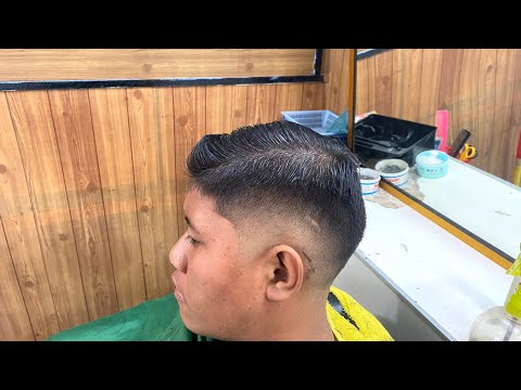 ASMR CUKUR💈- SIDE PART HAIRCUT//Tanpa trimer dan sever 😱 - YouTube
