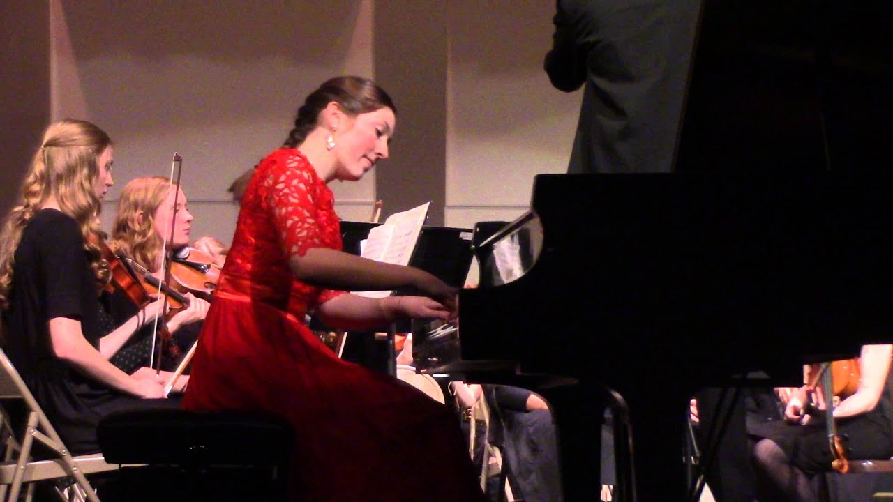 Elizabeth Christensen plays Mozart P.C. #20 - YouTube