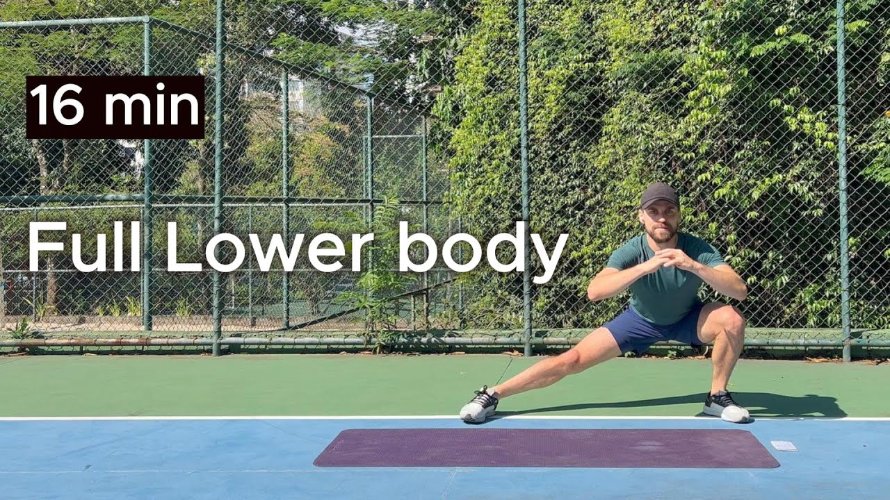 16 min Full Lower Body workout | no repeat, no equipment | #homeworkout ...