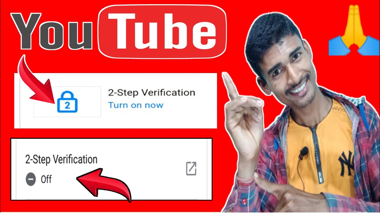 YouTube 2- step verification youtube channel in mobile | Two step ...