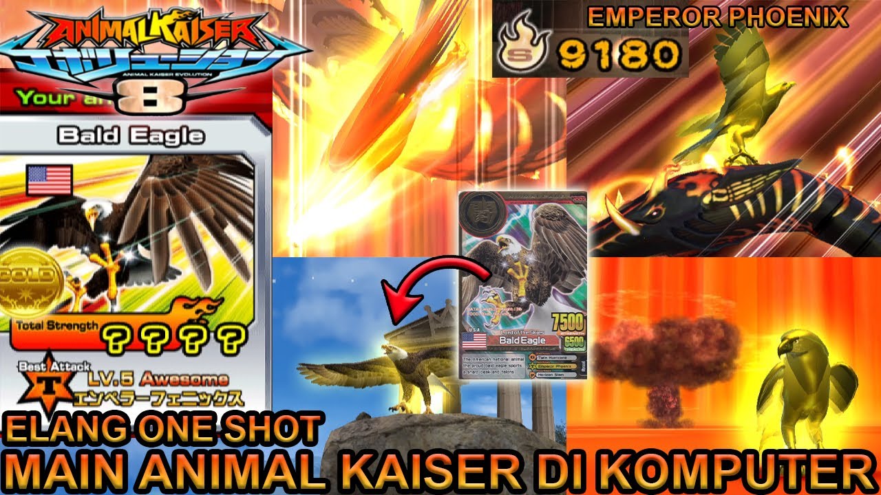 NYOBAIN BALD EAGLE ONE SHOT KILL ANIMAL KAISER DI KOMPUTER !!! - ANIMAL ...