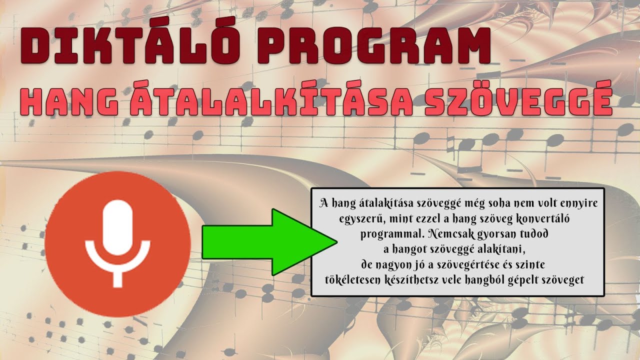 Diktáló program - hang átalakítása szöveggé gyorsan , egyszerűen 📤 ...