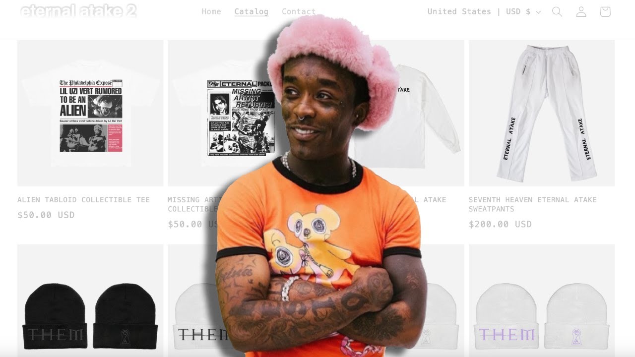 Lil Uzi Vert's Eternal Atake 2 Merch Drop 👽 Trading Cards?! - YouTube
