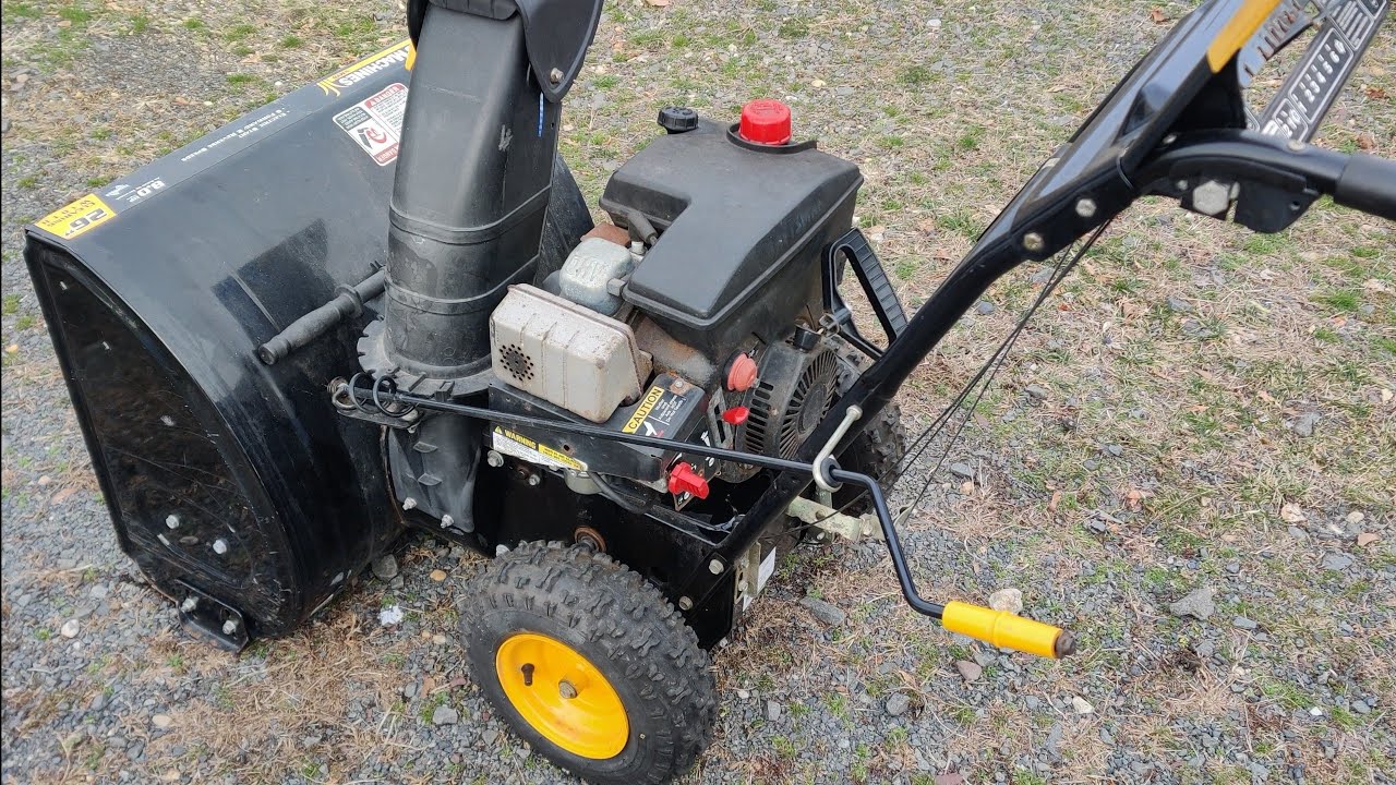 Snow Blower. Old Tecumseh Carburetor Replacement. - YouTube