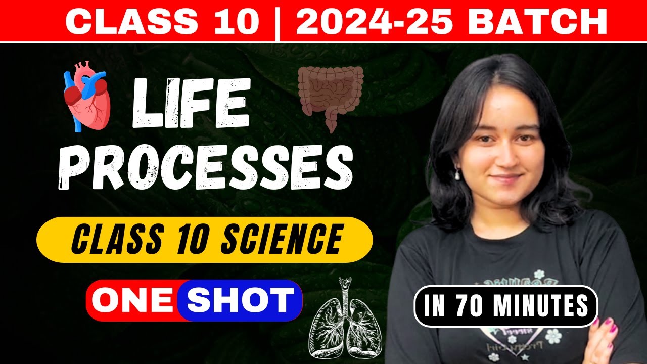 Life Processes Class 10 Science Biology | NCERT | Complete Chapter One ...
