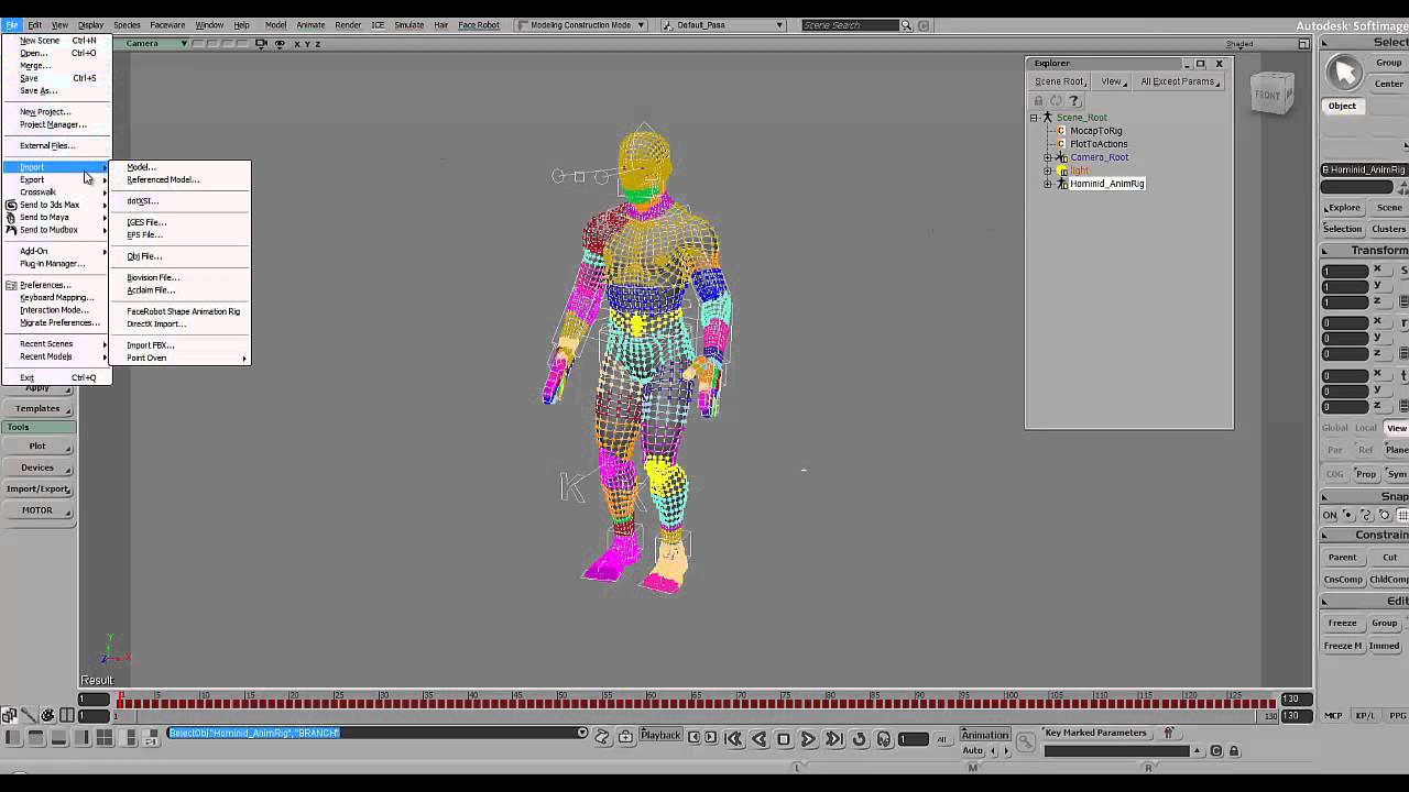 Softimage to Unreal Engine 4 using Exocortex Species - YouTube
