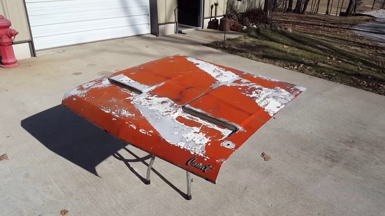 original 1965 Mercury Cyclone Fiberglass Hood - YouTube