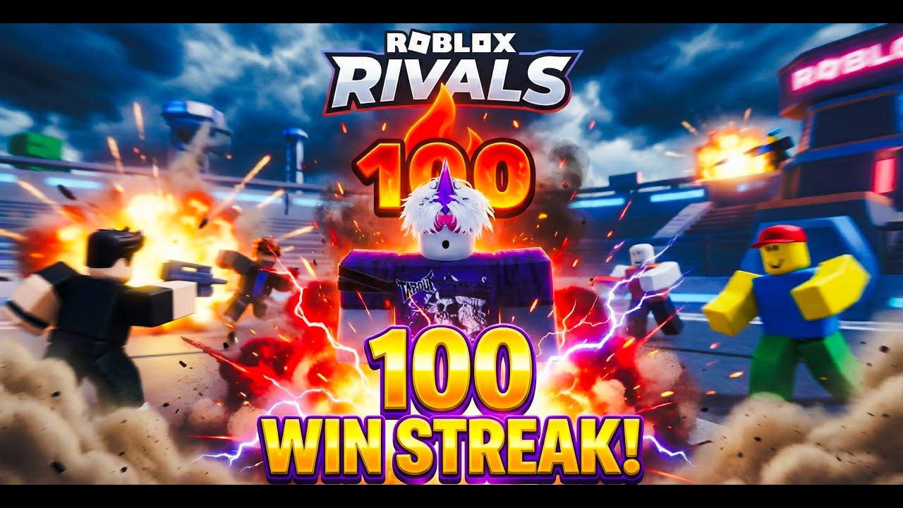 100 WIN STREAK Roblox Rivals - YouTube
