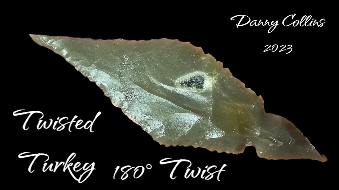 Twisted Turkey, Flintknapping a Pandale Inspired Twisted Turkey Point ...
