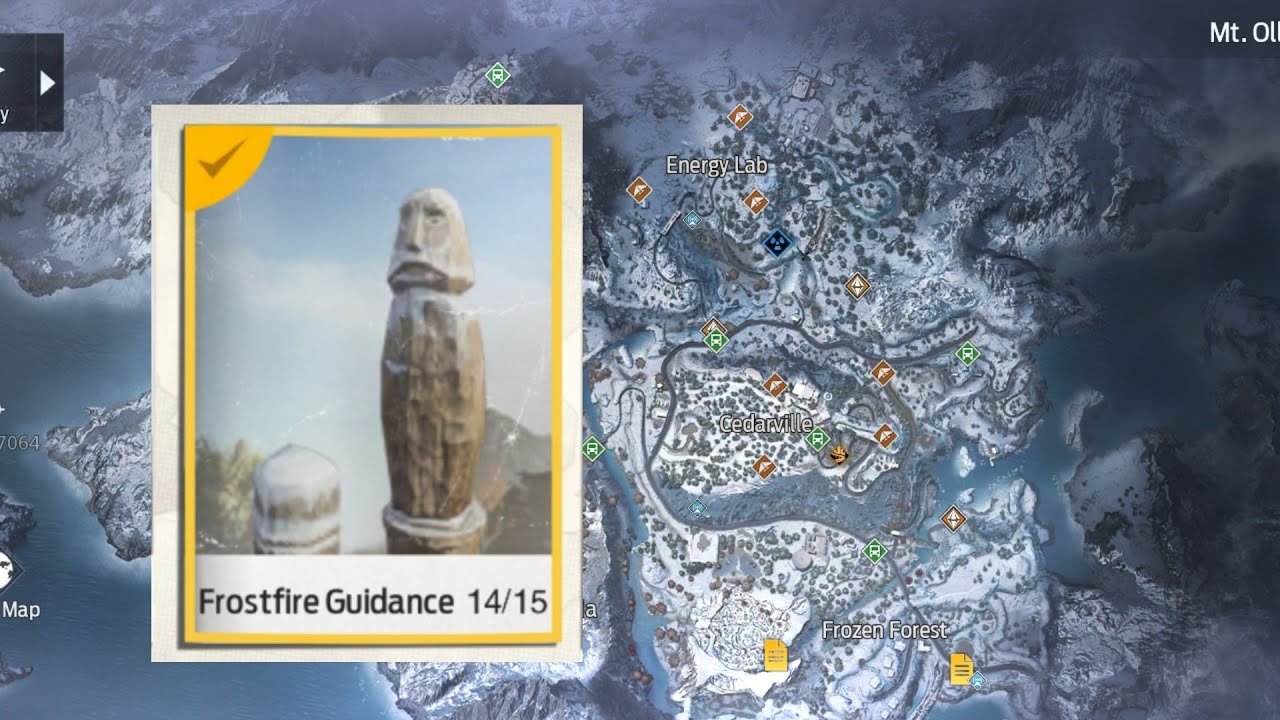 undawn snowy Mountain || mt. ollie map forest guidance part 1 - YouTube