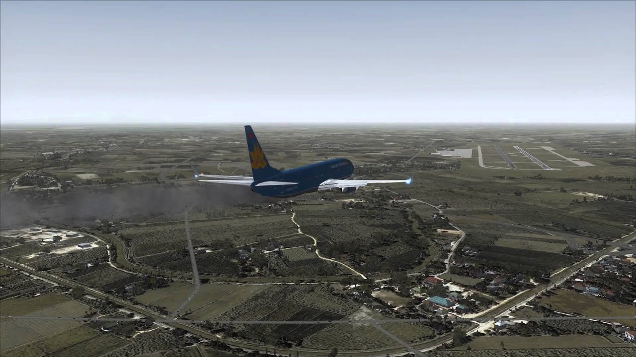 Vietnam Airlines 737-800 Emergency Engine Fire Hanoi - YouTube