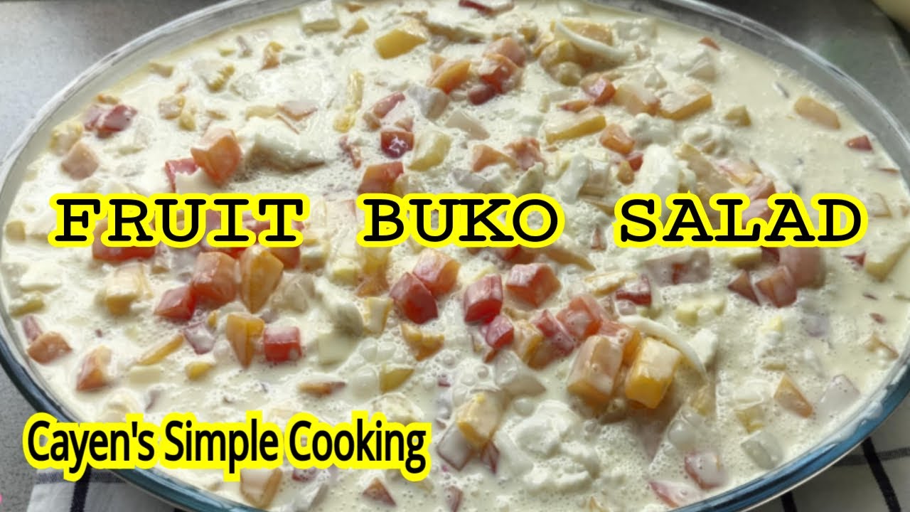 Fruit and Buko Salad - YouTube