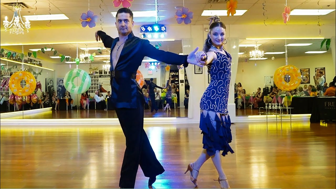 Pavel & Cristina Jitariuc "First Lesson" Cha Cha Show Dance at 2023 ...