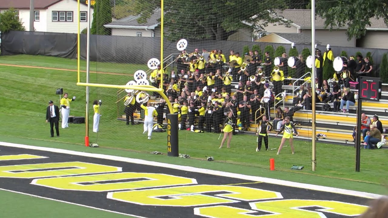 Adrian College Marching Band - Fight Song - YouTube