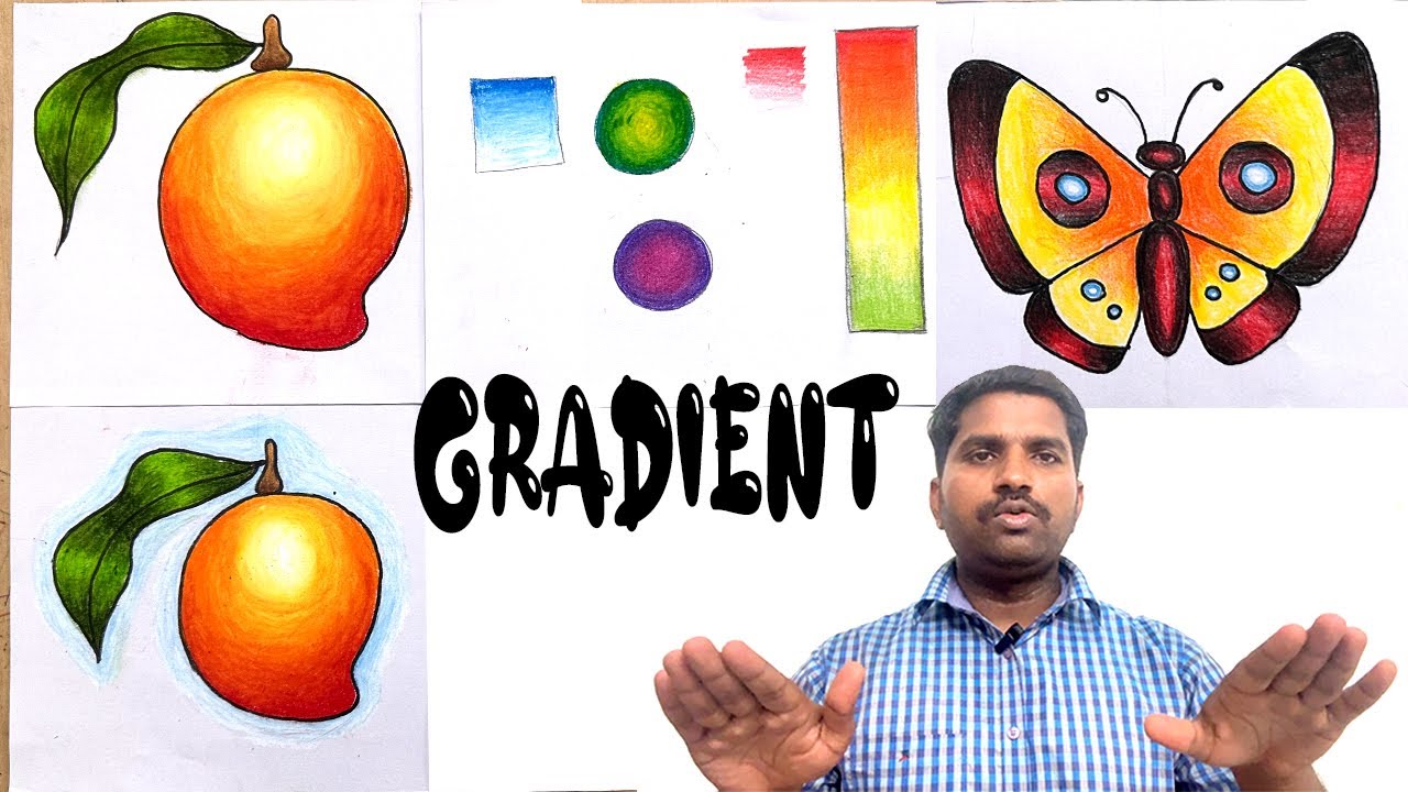 Gradient colouring in Oil Pastels | Art Tutorial with Tips | art class ...