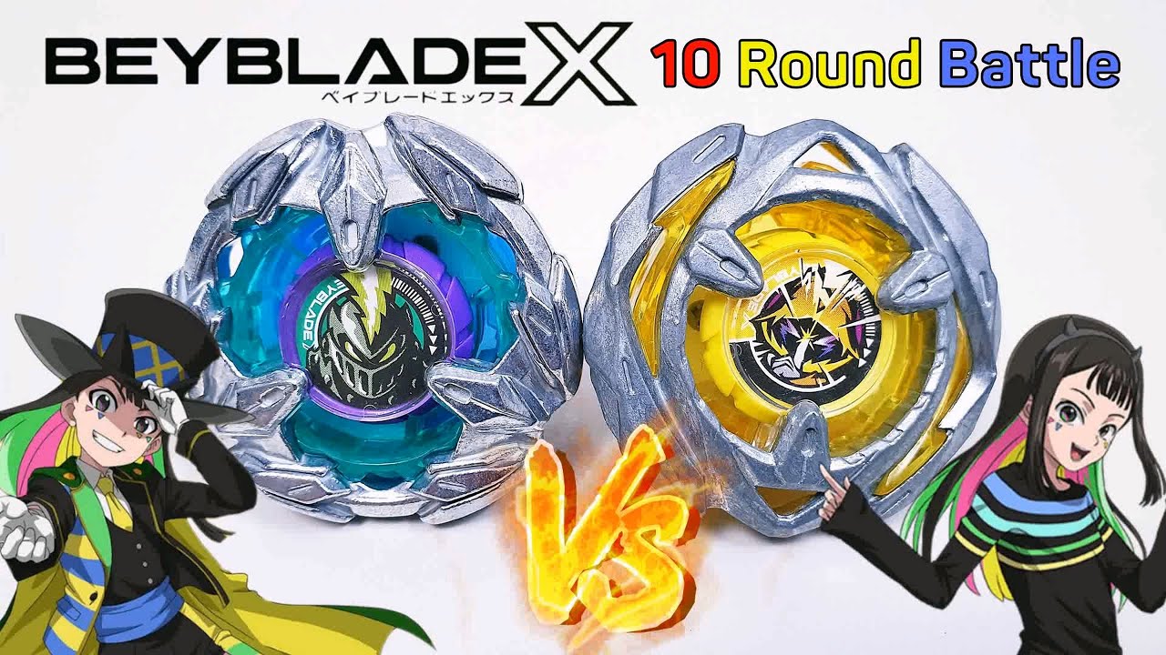 Beyblade X Multi Nanairo 【Knight Lance VS Wizard Arrow】 10 Round Battle ...