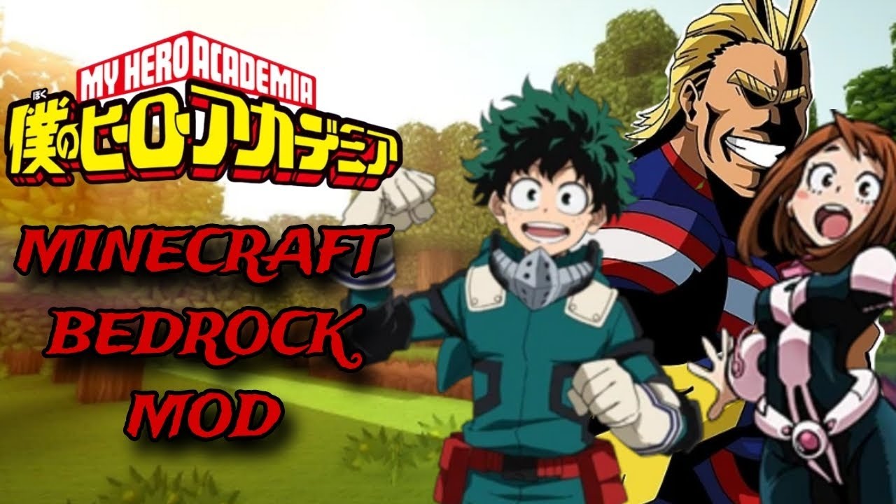 *1.20+* BEST *WORKING* MY HERO ACADEMIA MOD FOR MINECRAFT BEDROCK ...