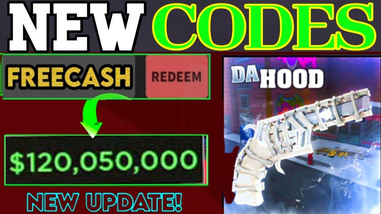 OCTOBER🚨New! DA HOOD REDEEM CODES 2023 - DA HOOD CODES 2023 - DA HOOD ...