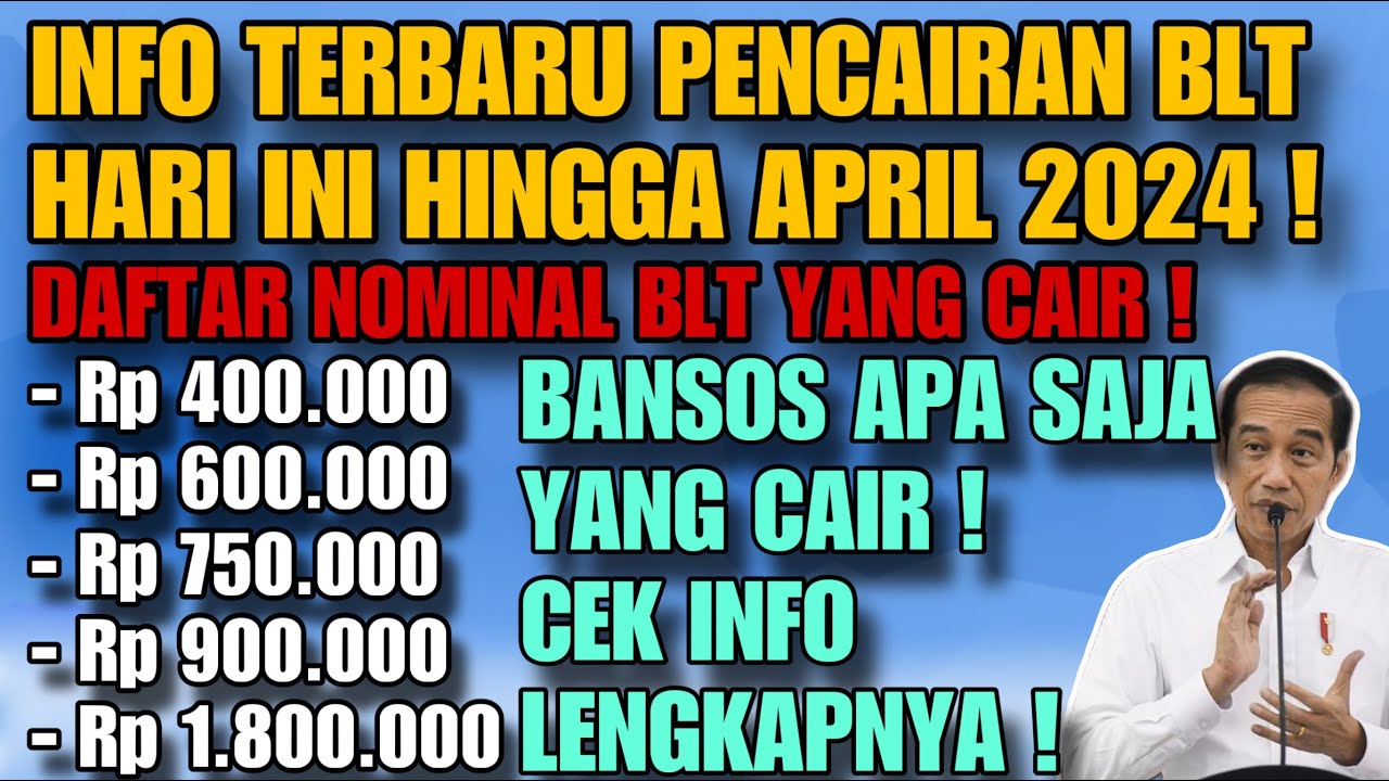 UPDATE TERBARU ! DAFTAR BLT CAIR 400 RIBU, 600 RIBU HINGGA 1,8 JUTA ...