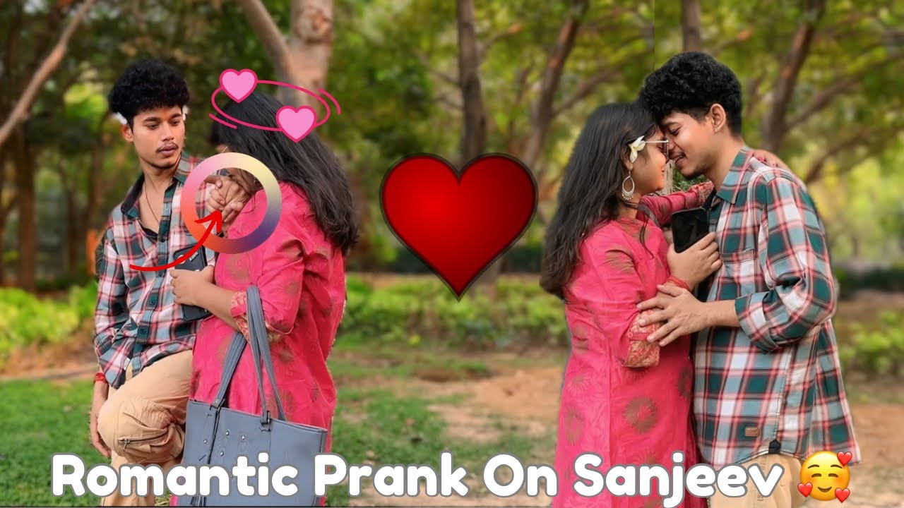 Romantic Prank On Sanjeev 🥰 || ye kya ho gaya ️‍🔥 || Nitu Crazy Girls ...