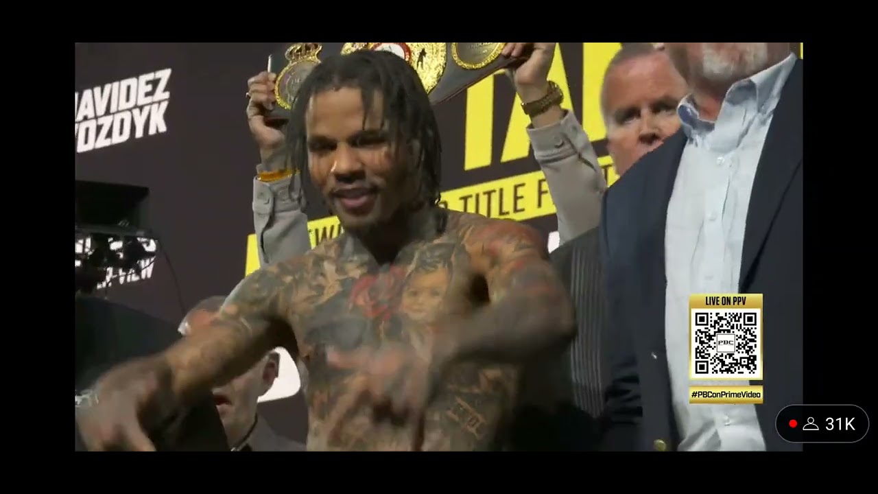 Gervonta Tank Davis vs Frank Martin weigh in !!!! 4k - YouTube