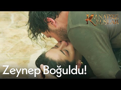 Onur, Zeynep'i boğulmaktan kurtarıyor! - Kanatsız Kuşlar🕊🕊