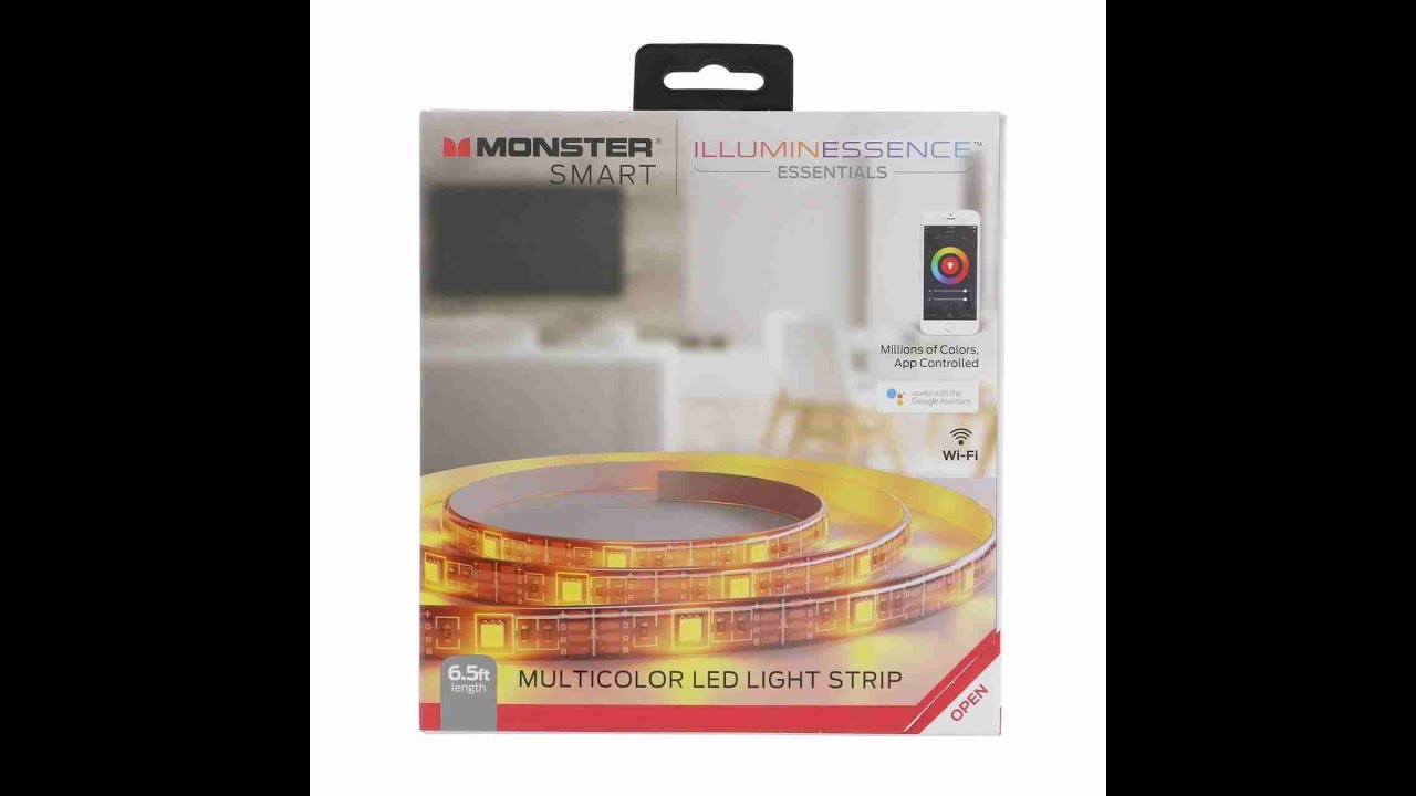 Monster Smart LED Strip Part 2 and Giveaway Smart Device - YouTube