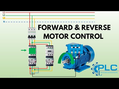 Master of Forward & Reverse Motor Control with Contactors #electrical # ...