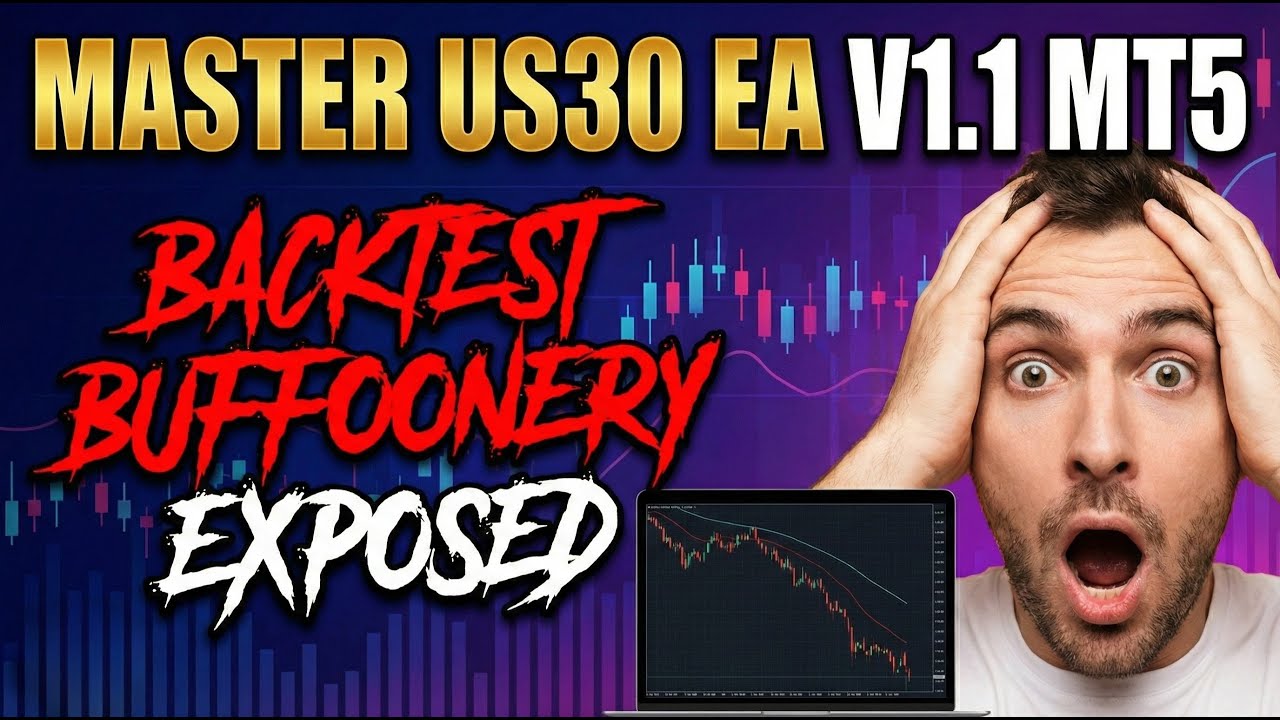Master US30 EA V1.1 MT5: Backtest Buffoonery Exposed - YouTube