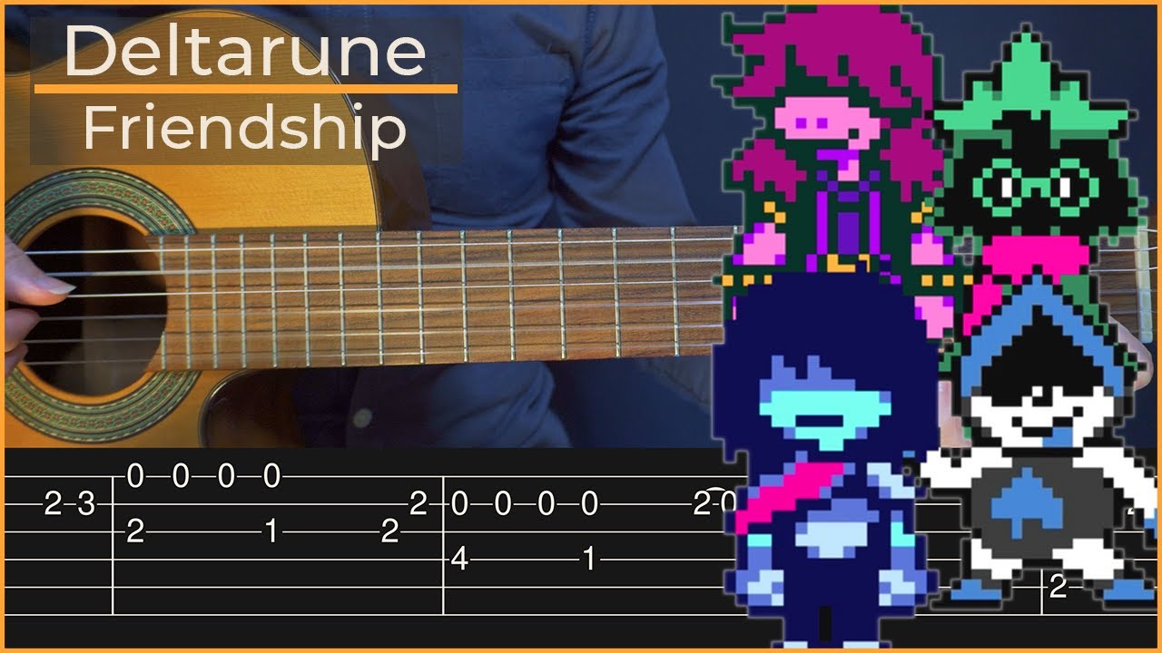 Friendship - Deltarune (Simple Guitar Tab) - YouTube