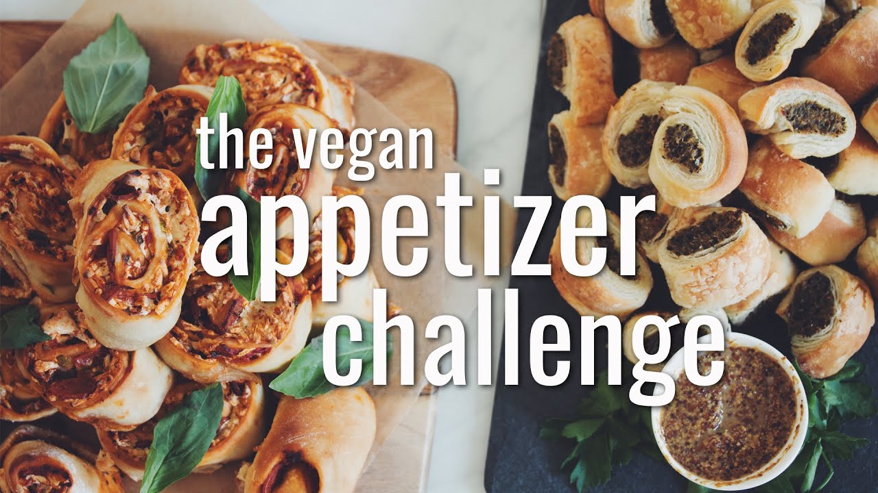 the vegan appetizer challenge | hot for food - YouTube