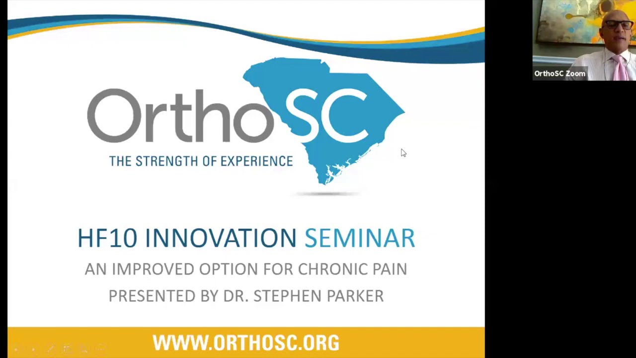 HF10 Spinal Cord Stimulator with Dr. Stephen Parker - YouTube