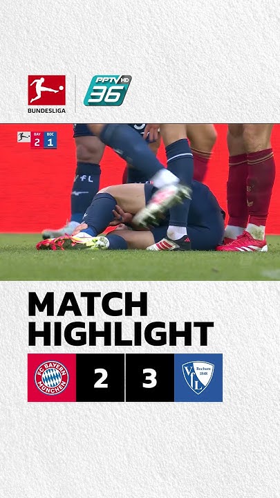 ไฮไลท์บุนเดสลีกา บาเยิร์น มิวนิค 1-3 โบคุ่ม | siamsport #bundesliga #siamsport #บาเยิร์น - YouTube