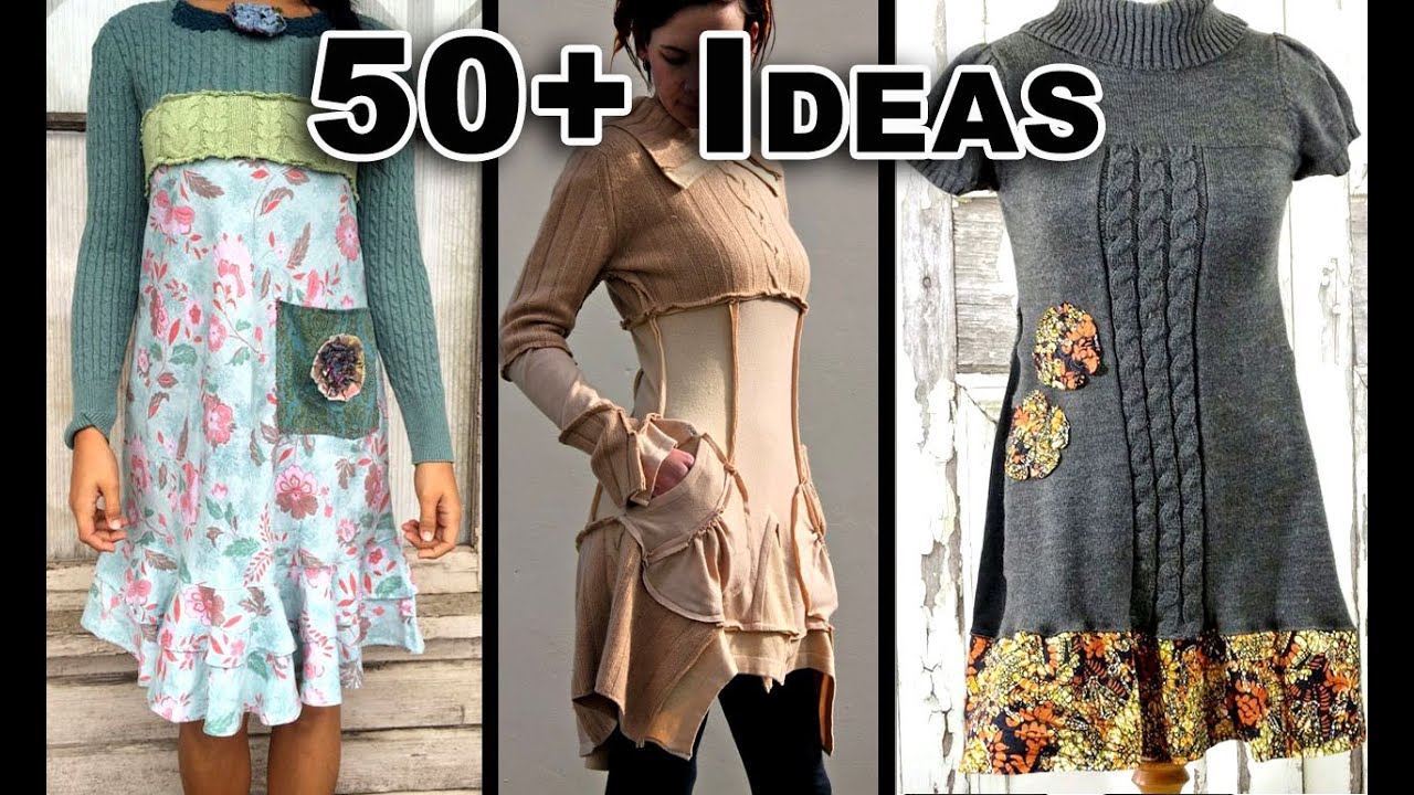 50+ Upcycled Sweaters to Inspire Your Next Project | ep 7 - YouTube