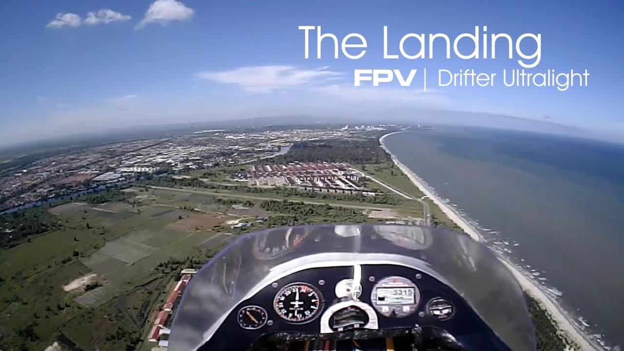 FPV Drifter ultralight - How to scale landing - YouTube