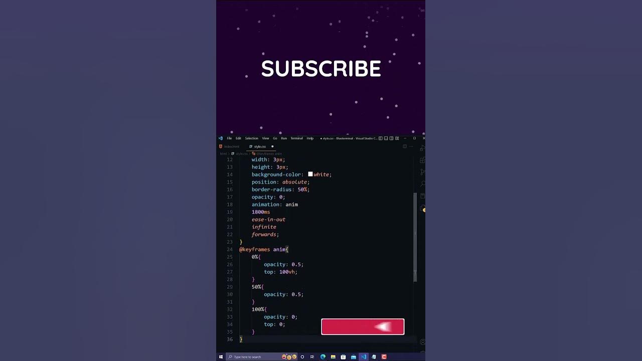 Html Css Js Animation Shorts Html Js Programming Youtube